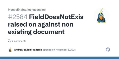 Fielddoesnotexist Raised On Against Non Existing Document · Issue 2584 · Mongoengine