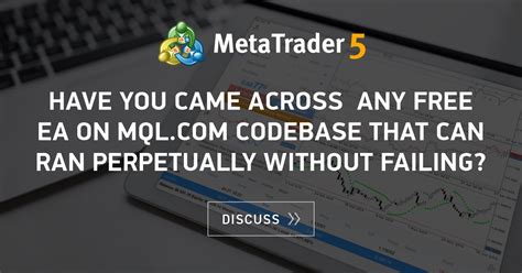 Have You Came Across Any Free Ea On Codebase That Can Ran