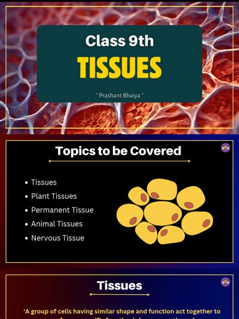 Class 9th Tissues Prashant Kirad Pdf