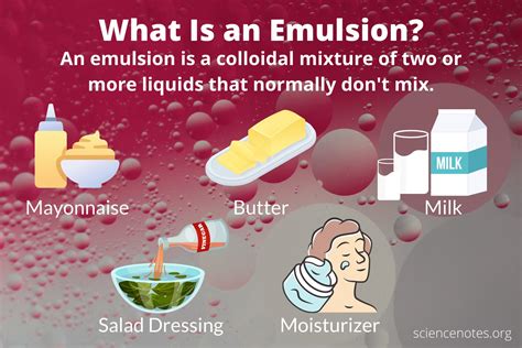 What Is An Emulsion Definition And Examples