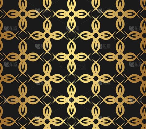 无缝矢量黄金重复几何图案。黄金几何10 Eps背景织物，覆盖，纺织，设计，包装。图片 其他图片图片素材 花瓣网