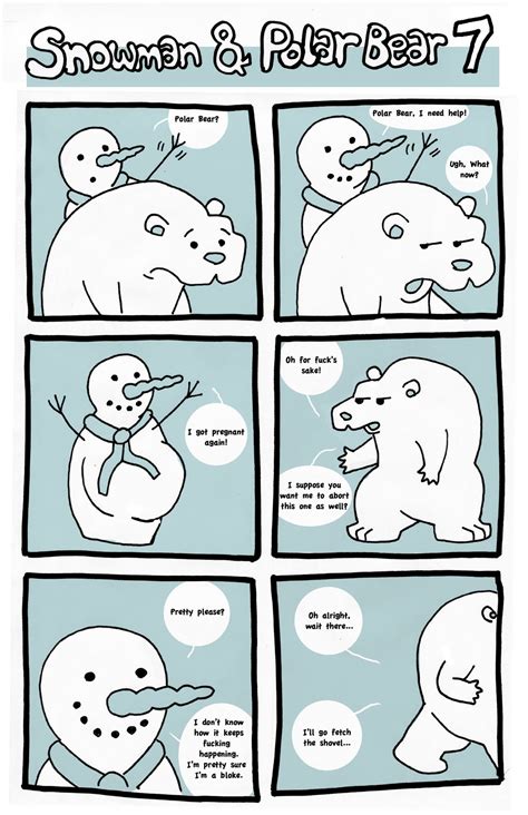 Snowman And Polar Bear S Sex Education Matty H Comics