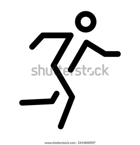 Emergency Exit Sign Running Man Exit Stock Vector Royalty Free 2414840907 Shutterstock