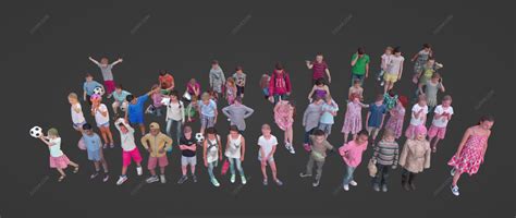 Blender 500多个超全人物3d模型资产合集 Cgtar Cg艺站