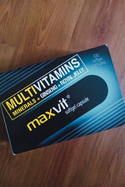 Maxvit Health And Nutrition Health Supplements Health Food Drinks And Tonics On Carousell