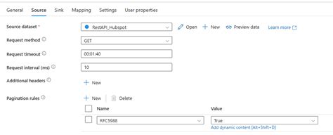 Hubspot Private App Extract Etl Via Azure Data Factory Stack Overflow