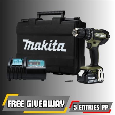 Free Makita Limited Edition V Combi Drill Kit Power Tool Competitions Win Vans Power Tools