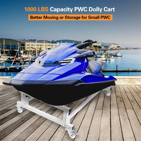 Watercraft Pwc Dolly Jet Ski Stand Storage Cart 1000 Lbs Capacity Trai