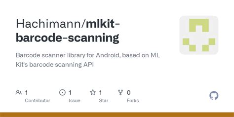 Github Hachimannmlkit Barcode Scanning Barcode Scanner Library For Android Based On Ml Kit