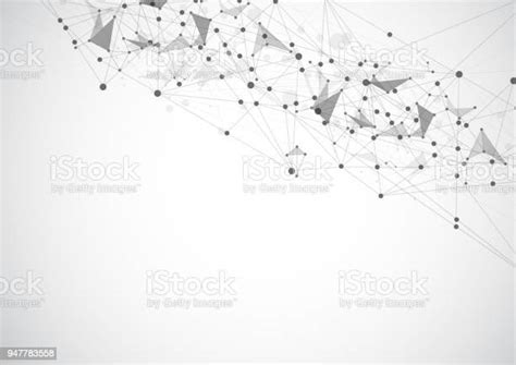 연결 점 들과 라인을 추상화 합니다 연결 과학 배경입니다 벡터 일러스트 레이 션 0명에 대한 스톡 벡터 아트 및 기타 이미지 0명 3차원 형태 개념 Istock