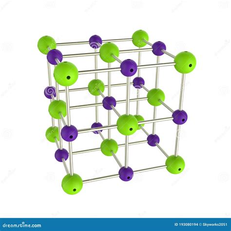 Sodium Chloride Nacl Molecule Structure 3d Stock Vector 55 Off