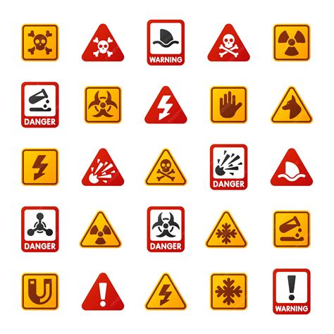 Premium Vector Danger Sign Icon