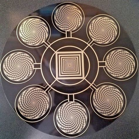 Pyramid Plate For Frequency Broadcasting Scalar And Radionic Energy Work Aether Force