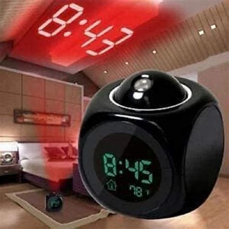 Digital Lcd Projector Alarm Clock Wall Projection Lcd Screen Snooze Alarm Display At ₹ 220piece
