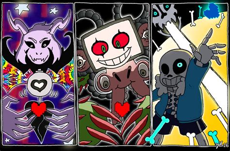 Undertale Endgame Bosses By Zal Cryptid On Deviantart