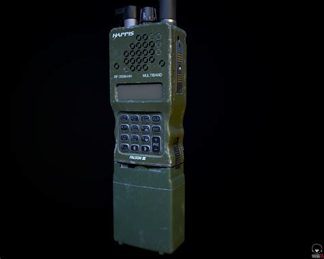 Military Radio An Prc 152 3d Model Turbosquid 1808779