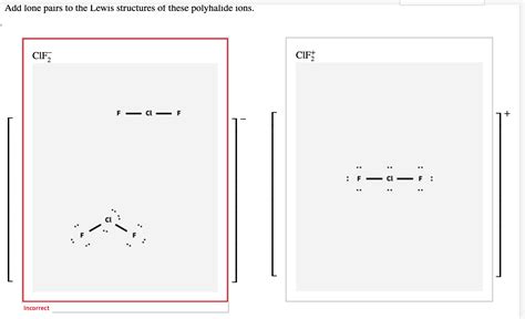 Solved Add Lone Pairs To The Lewis Structures Of These