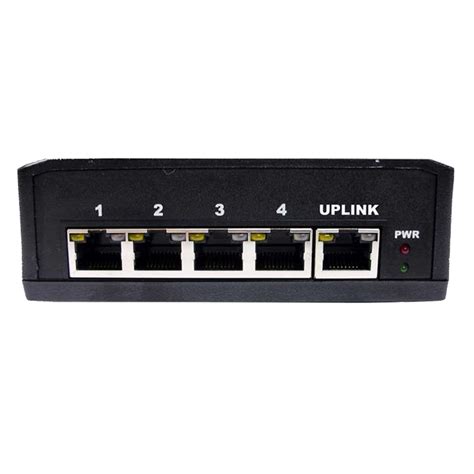 5 Port Gigabit Poe Switchextender 48vdc Input 4x 8023bt Compliant Poe Output Operation