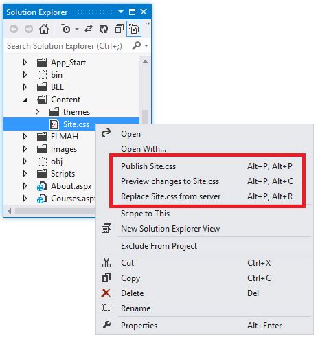 ASP NET Web Deployment Using Visual Studio Deploying A Code Update Microsoft Learn