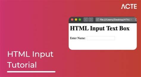 Html Input Tutorial Learn The Forms And Input Tags Updated 2025