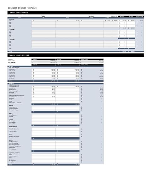 Expense Template In Excel
