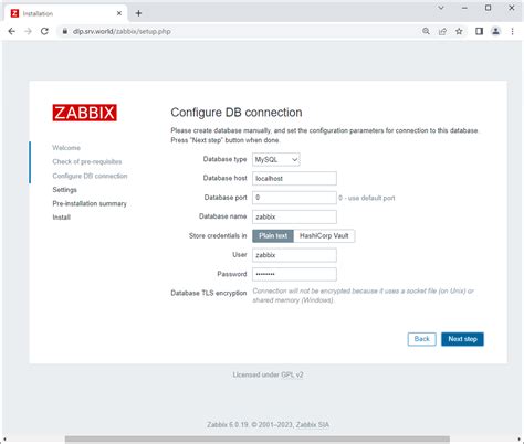 Debian Bookworm Zabbix Initial Setup Server World