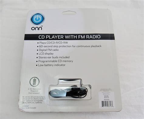 Onnonb14av202cdplayerdiscmanportablefmradioblack For Sale