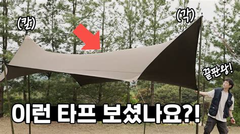 타프 칠 때 평생 써먹는 3가지 무거운 타프 힘드시죠 실타프 추천 디자인 성능 끝판왕 너무 가벼운데 자외선 차단 999 걱정 끝 I 어반사이드 꽃보다패밀리