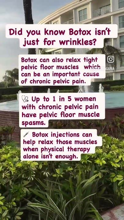 Pelvic Floor Botox For Pelvic Pain Painful Sex And Bladder Symptoms Dr