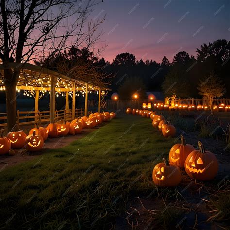 Premium Photo Pumpkin Patch Halloween Images