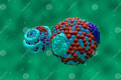 Low Density Lipoprotein Ldl And High Density Lipoprotein Hdl Cholesterol Closeup View 3d