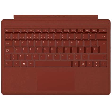 Teclado Microsoft Surface Pro Cover Rojo