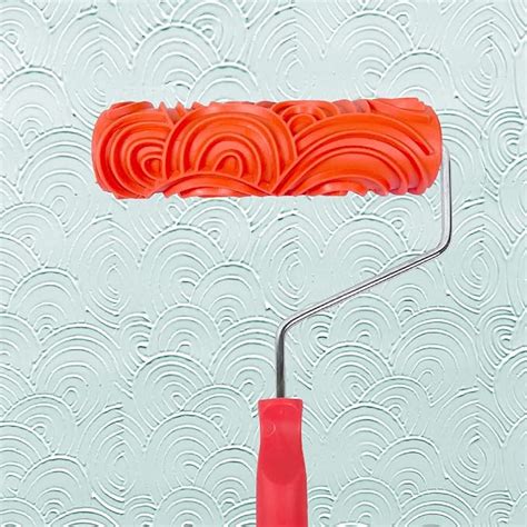 Hanroy 7 Patterned Paint Roller For Wall Decoration Classic Brick