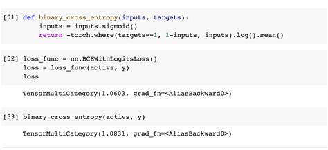 Different Results When Running Binary Cross Entropy And The BCEWithLogitsLoss Part