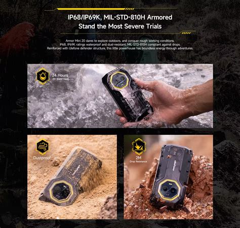 Armor Mini Your All In One Outdoor Adventure Companion With Bright Red And Blue Warning