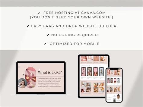 Ugc Portfolio Ugc Template Ugc Portfolio Template Ugc Etsy