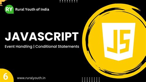 Learn Javascript Event Handling And Conditional Statements Part 6 Tamil Youtube