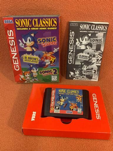 Sonic Classics Sega Genesis Video Game Price Guide