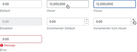 Number And Currency Input
