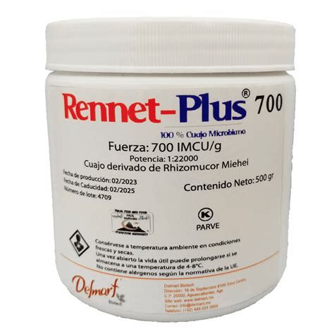 Rennet Plus 700 Granular Delmart Biotech