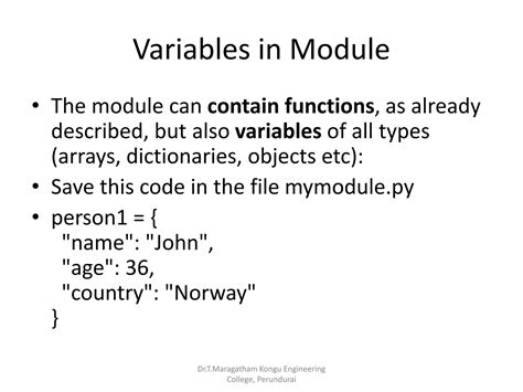 Modules And Packages In Python PPSX