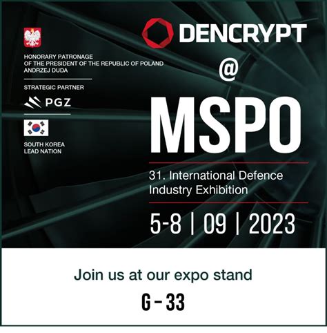 Dencrypt On Linkedin Cybersecurity Mspo2023 Encryption
