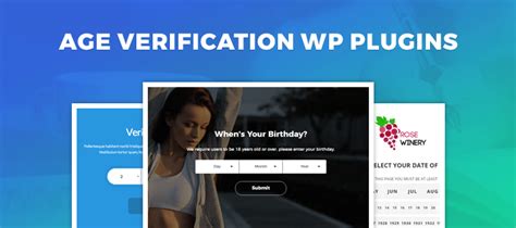 6 Age Verification Wordpress Plugins 2022 Formget