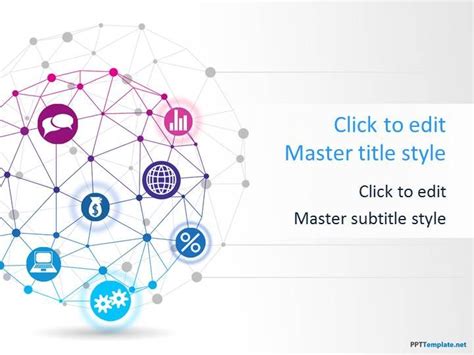 Free Global Network PPT Template