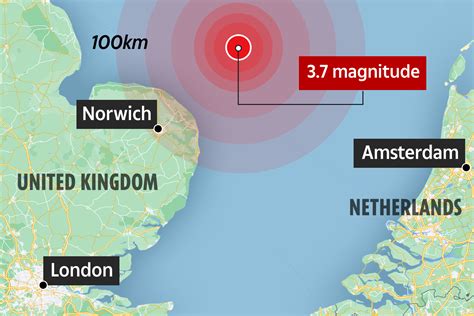 Uk Hit By Earthquake As 3 7 Magnitude Tremors Strike Off Coast Of