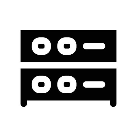 Hospedaje Icono Vector Glifo Icono Para Tu Sitio Web Móvil