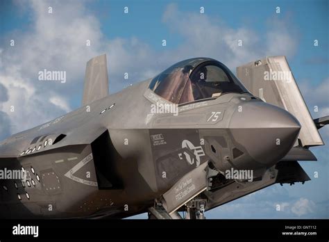 A U S Navy F 35c Lightning Ii Carrier Variant Stealth Fighter Aircraft