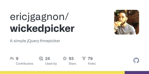 Github Ericjgagnonwickedpicker A Simple Jquery Timepicker