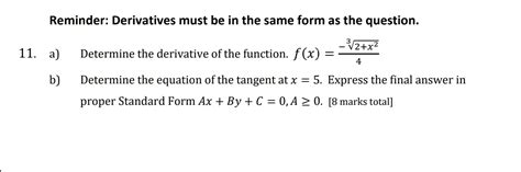 Solved Determine the derivative of the function 𝑓 𝑥 Chegg