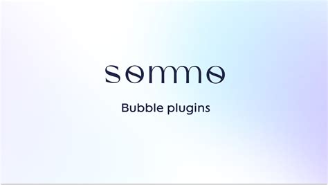 bubble plugins from sommo